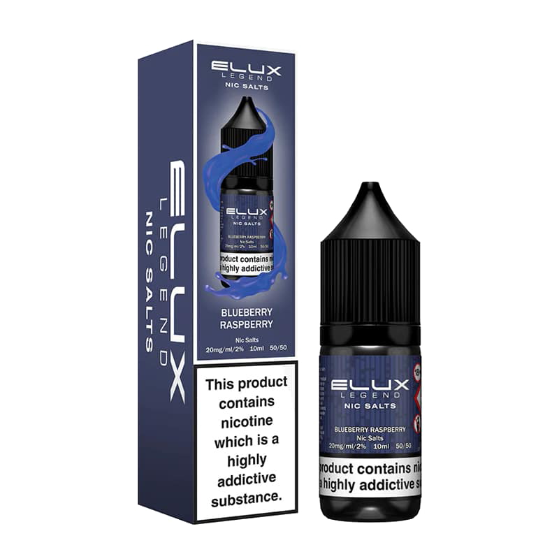 Elux Legend Bar Nic Salt – Blueberry Raspberry 10ml – tastethevape.co.uk
